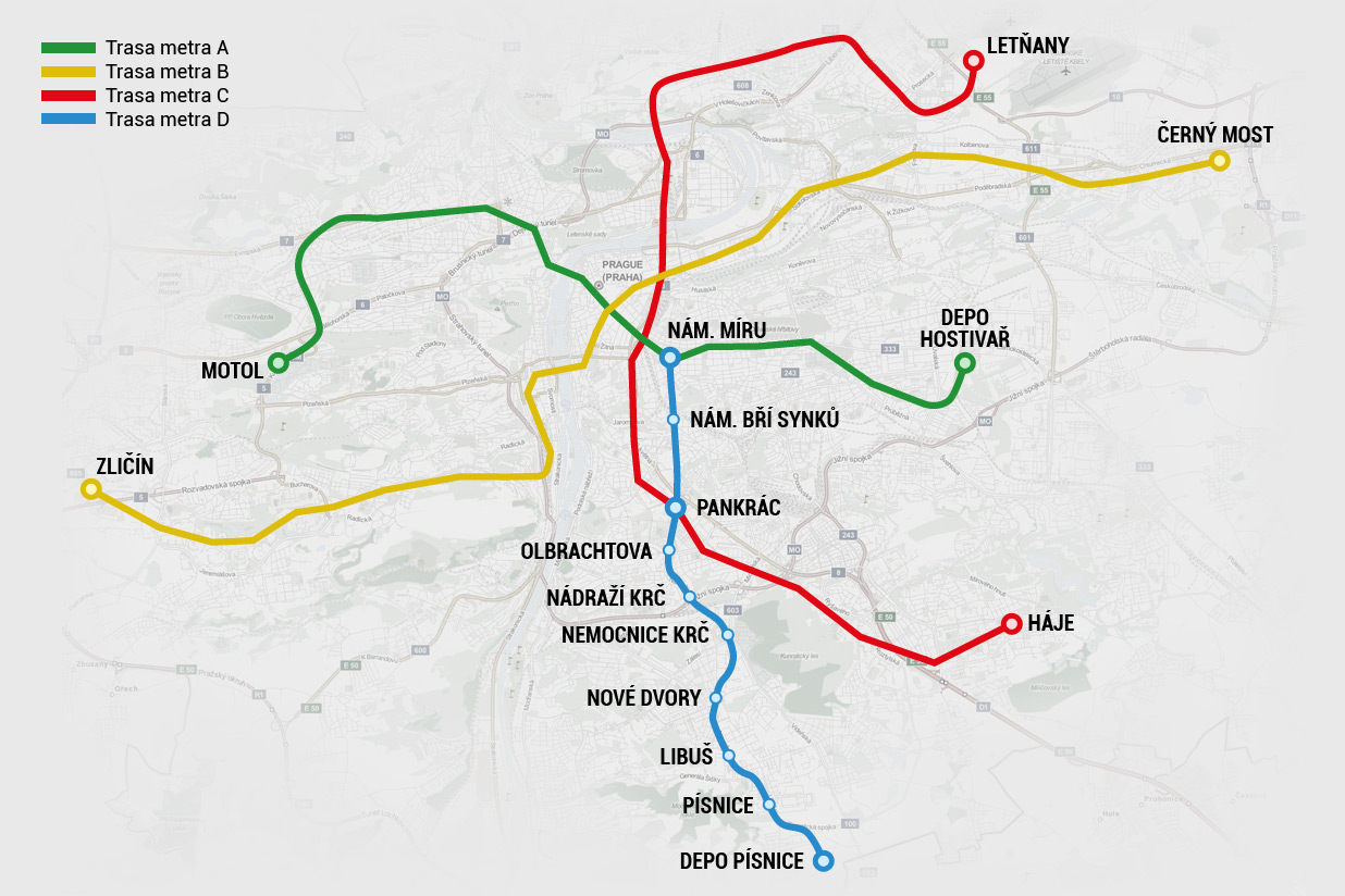 Prague’s Pankrác Metro Station to Close for Year-Long Renovation